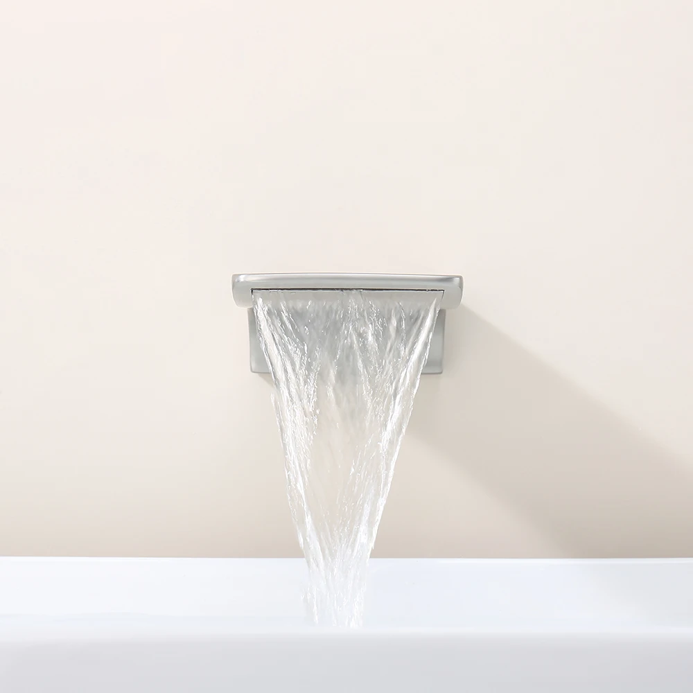 Sink Sus304 Stainless Steel Downstream Waterfall Outlet Brushed Nickel ...