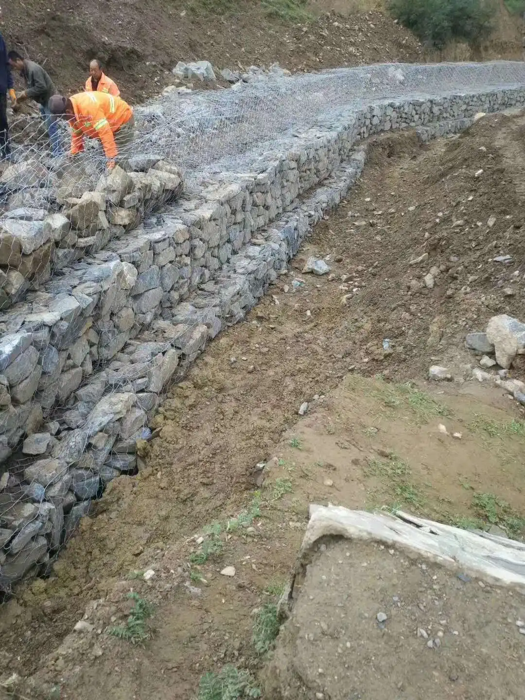 Galvanized Rockfall Netting Protection Mesh Gabion Roll
