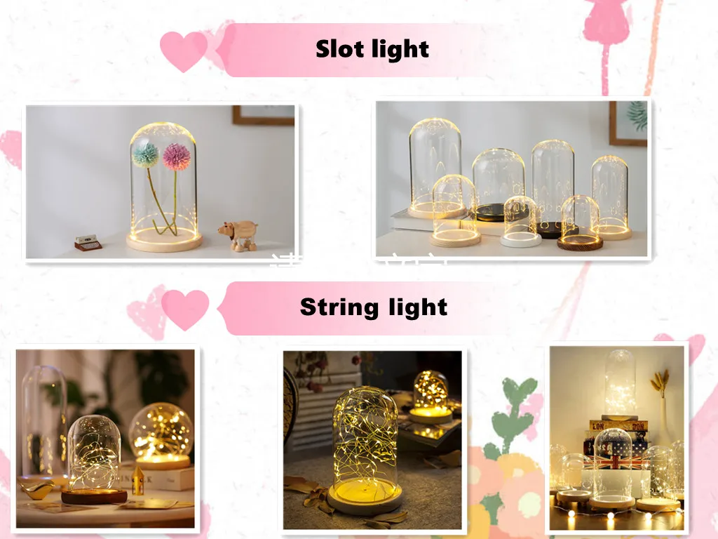 Large Glass Domes with Wooden Base China Tall Glass Dome Factory High ...