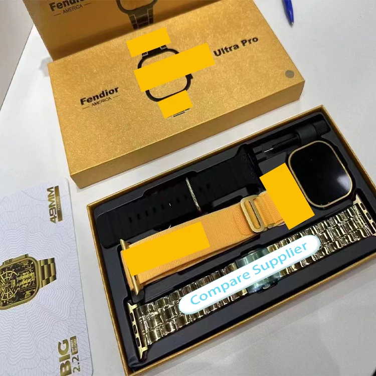 Factory Price Wholesale G9 Ultra Pro Gold Color Edition Smart Watch ...