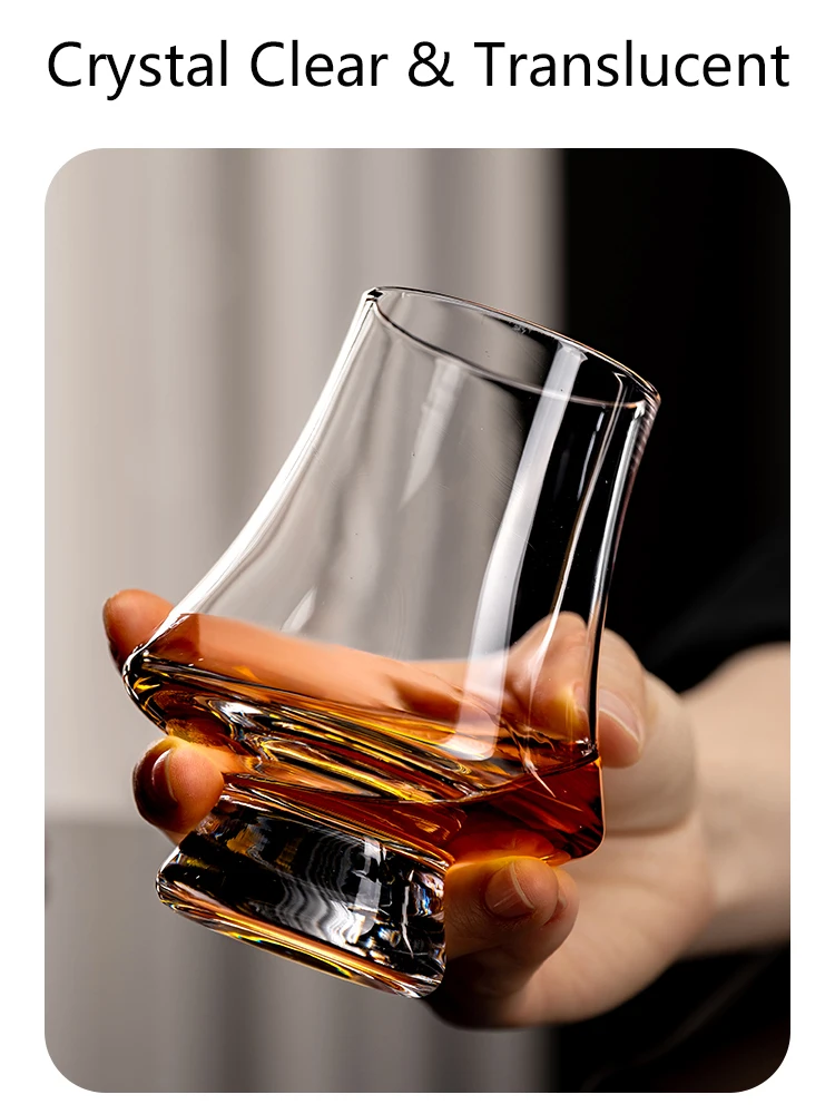 High Quality Custom Bourbon Whisky Crystal Glass Snifter Narrow Rim ...