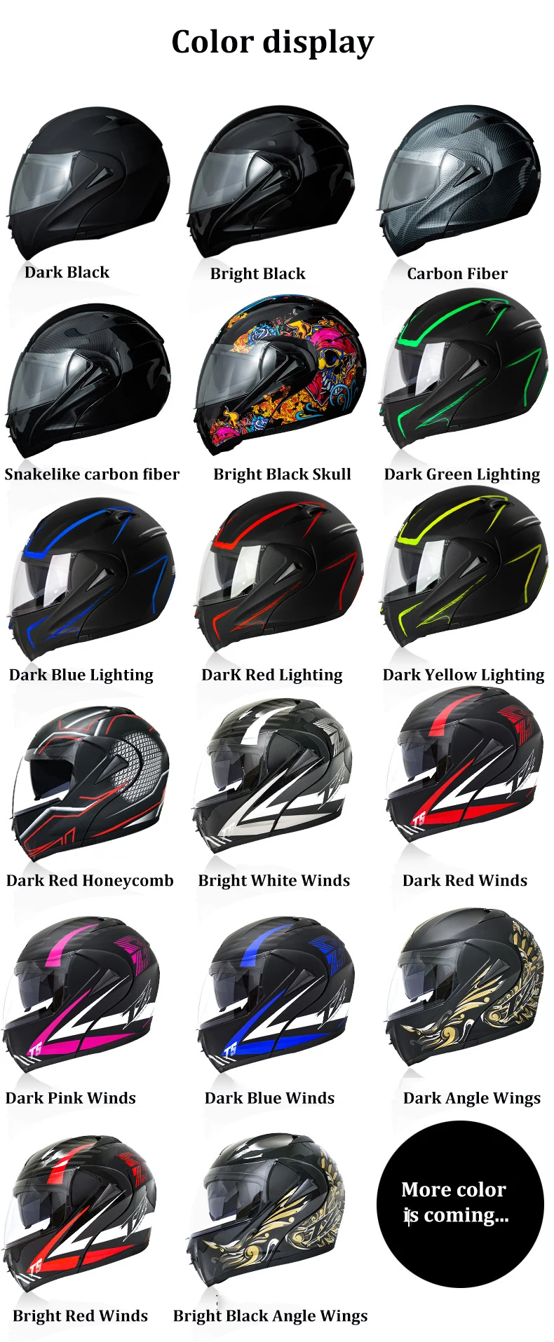 Dot Modular Motorcycle Helmet Full Face Helmet Cascos Carbon Fiber ...