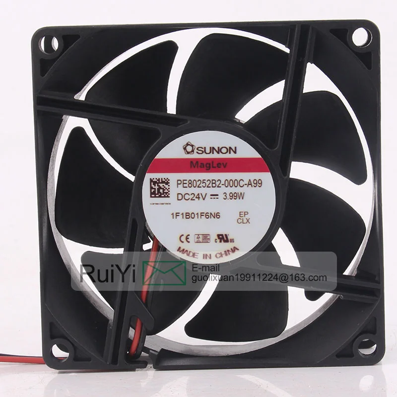 SUNON 12V 48V DC24V 3.99W EC AC 80x80x25mm 8CM 8025 Cooling Fan