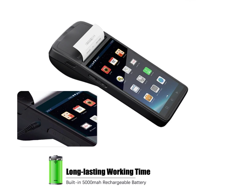 TC-TOUCH T1 5.5" HD Android Handheld POS System - 4G, NFC, WiFi, 58mm ...