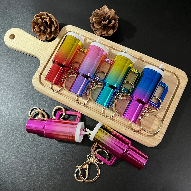 Wholesale Mini Tumbler Keychain with Handle Key-chain Chapstick Lip ...
