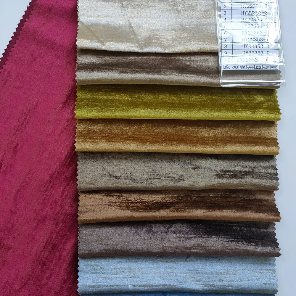 New Designs Quality Ltaly Velvet Fabric Plain Dyed Pressing Glue Velvet ...