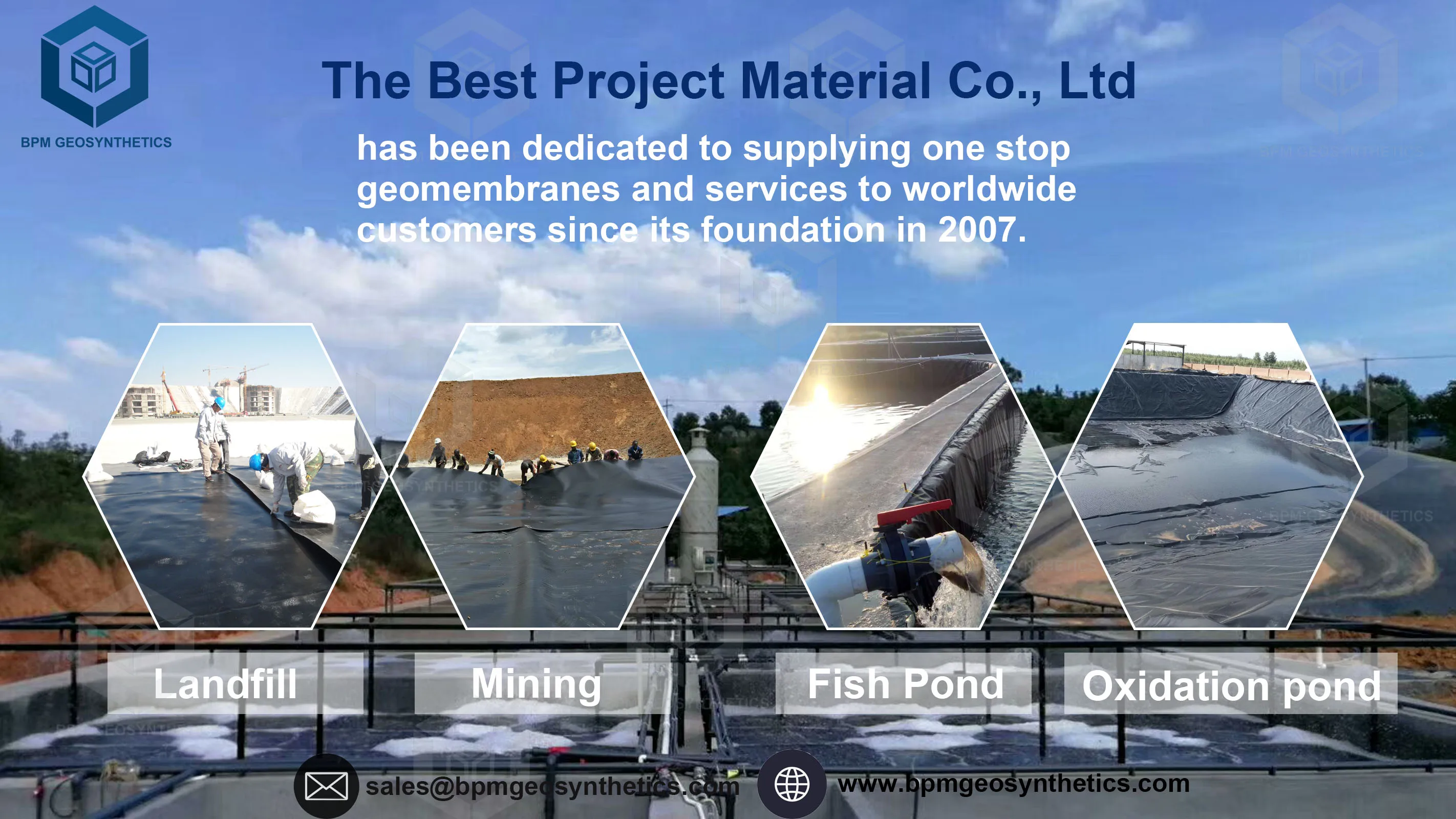 Aquaculture Fish Pond Liners Black Hdpe Geomembranes For Shrimp Fish ...