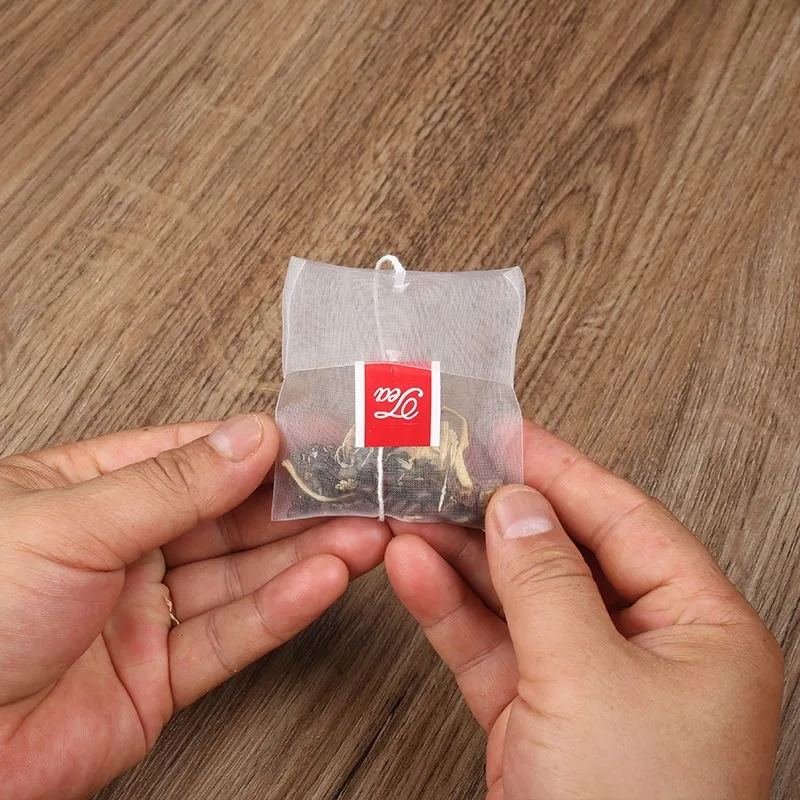 Transparent Nylon Teabags Empty Tea Bags Disposable Nylon Tea Bags With ...