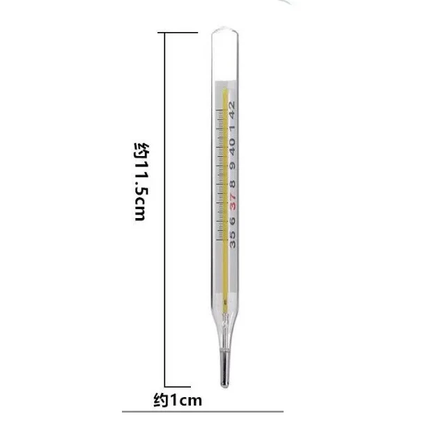 Medical Glass Thermometer, Armpit Measurement, Body Temperature, Large ...