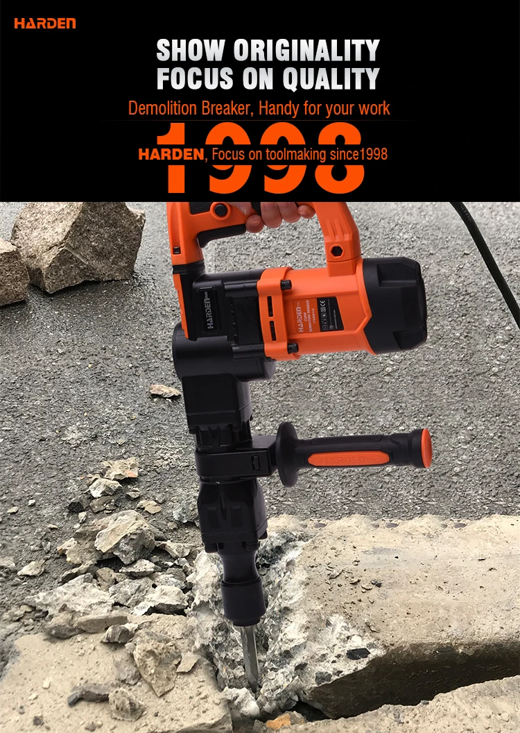 Hex Jackhammer 1100w Concrete Breakers Electric Demolition Breaker ...