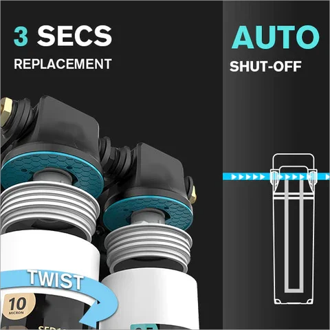 3 Stages 7 Layers Filtration Compact Fast Flow Ultra Filtrationn ...