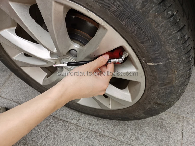 Meter Tyre Air Gauge Pen Style 10-100 Psi Pencil Ruler Tire Pressure ...