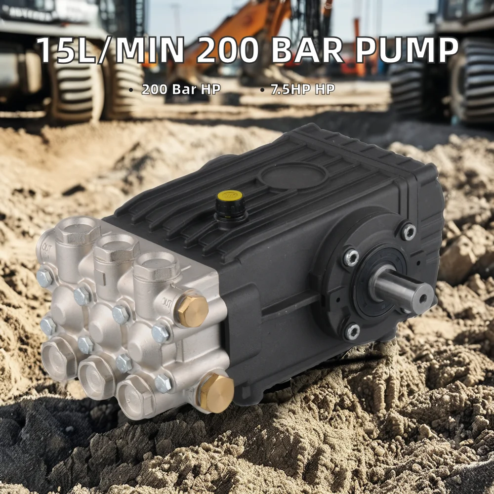 High-pressure Italian Pump - 200 Bar, 15 L/min Electric