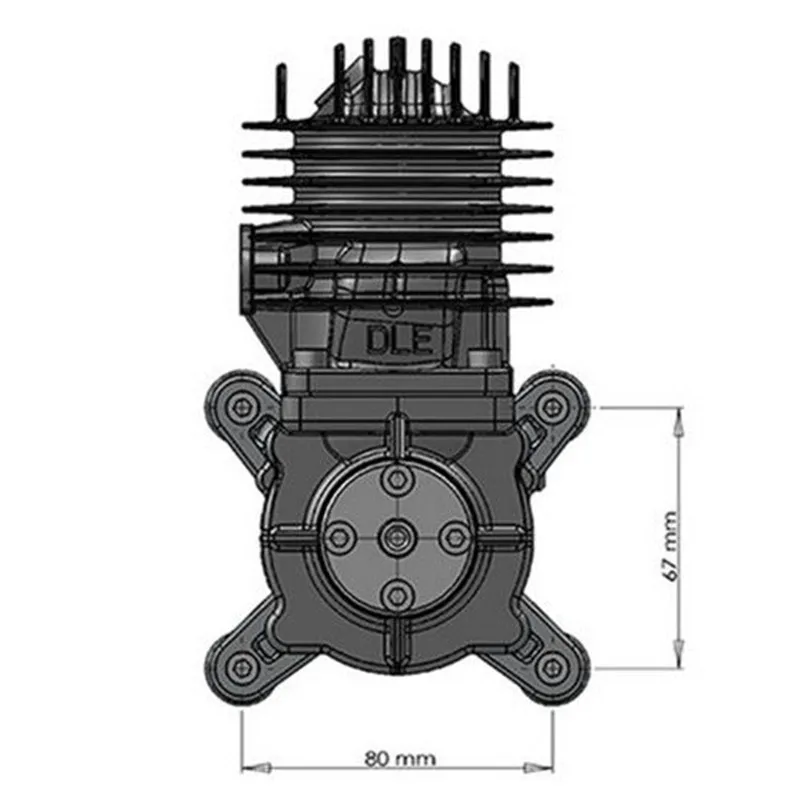 DLE 55cc Engine for RC Airplanes - High Performance & Reliability