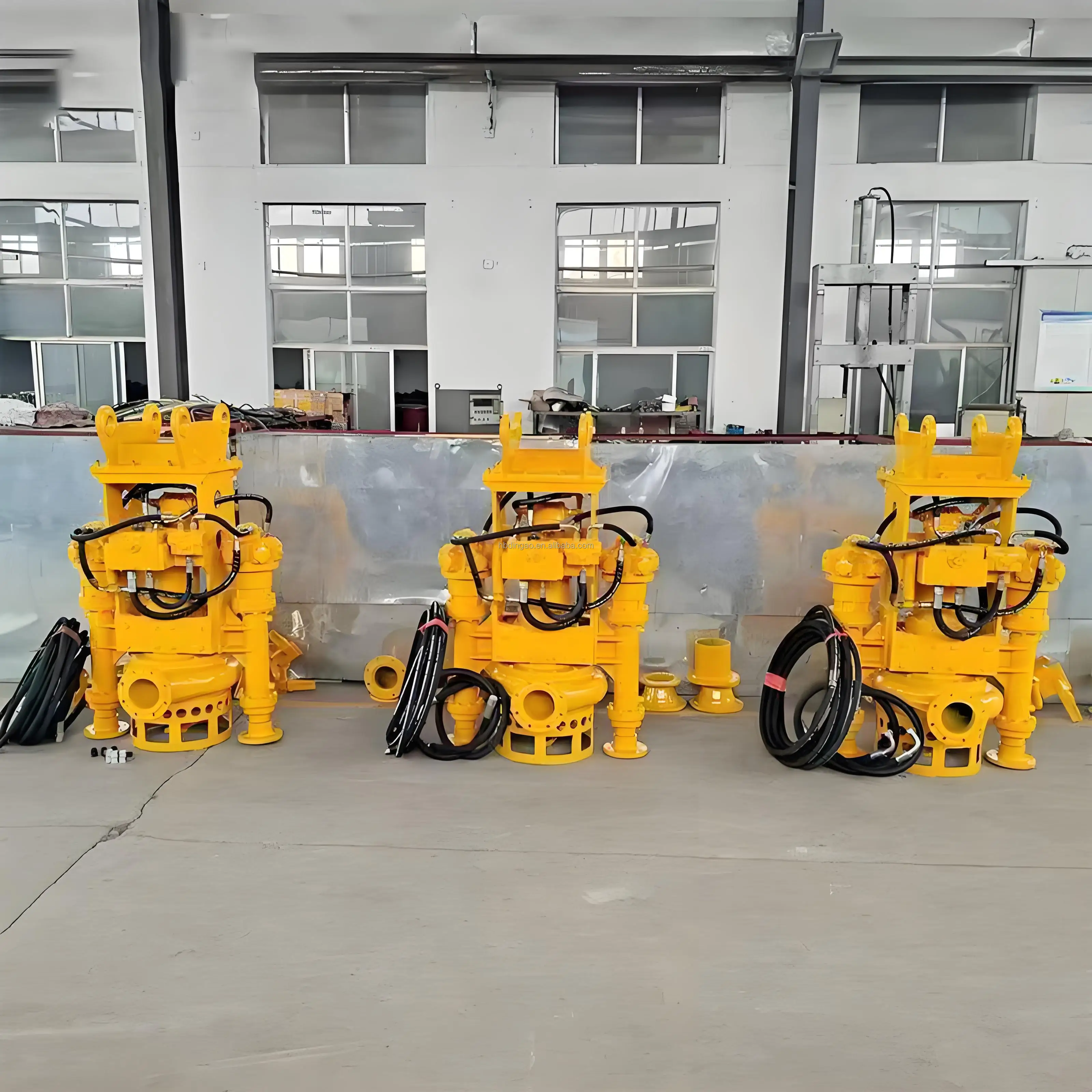 Hydraulic Vertical Submersible Slurry Pump with Agitator, Excavator ...