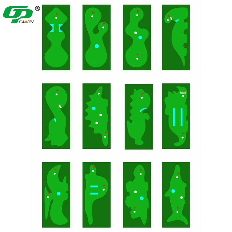 Customized Mini Golf Putting Green & 18 Holes Simulator