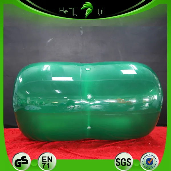 Hongyi Toy Custom Inflatable Transparent Green Tube With Zipper Clear ...
