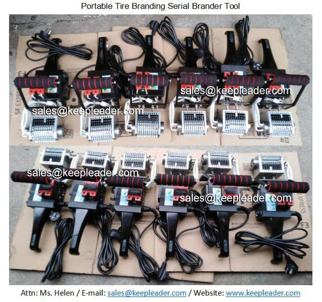 Portable Tire Branding Serial Brander Tool - Easy to Use