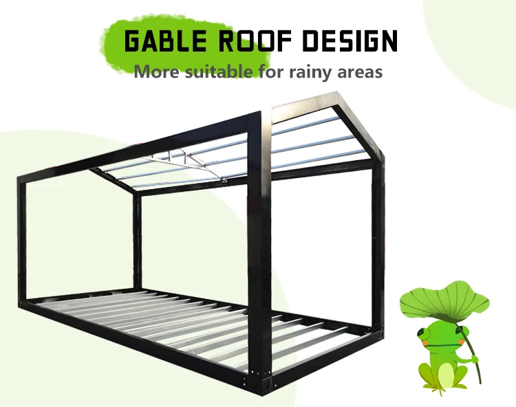 Detachable Prefabricated Pitched Roof Tiny Prefab Portable Home Modular ...