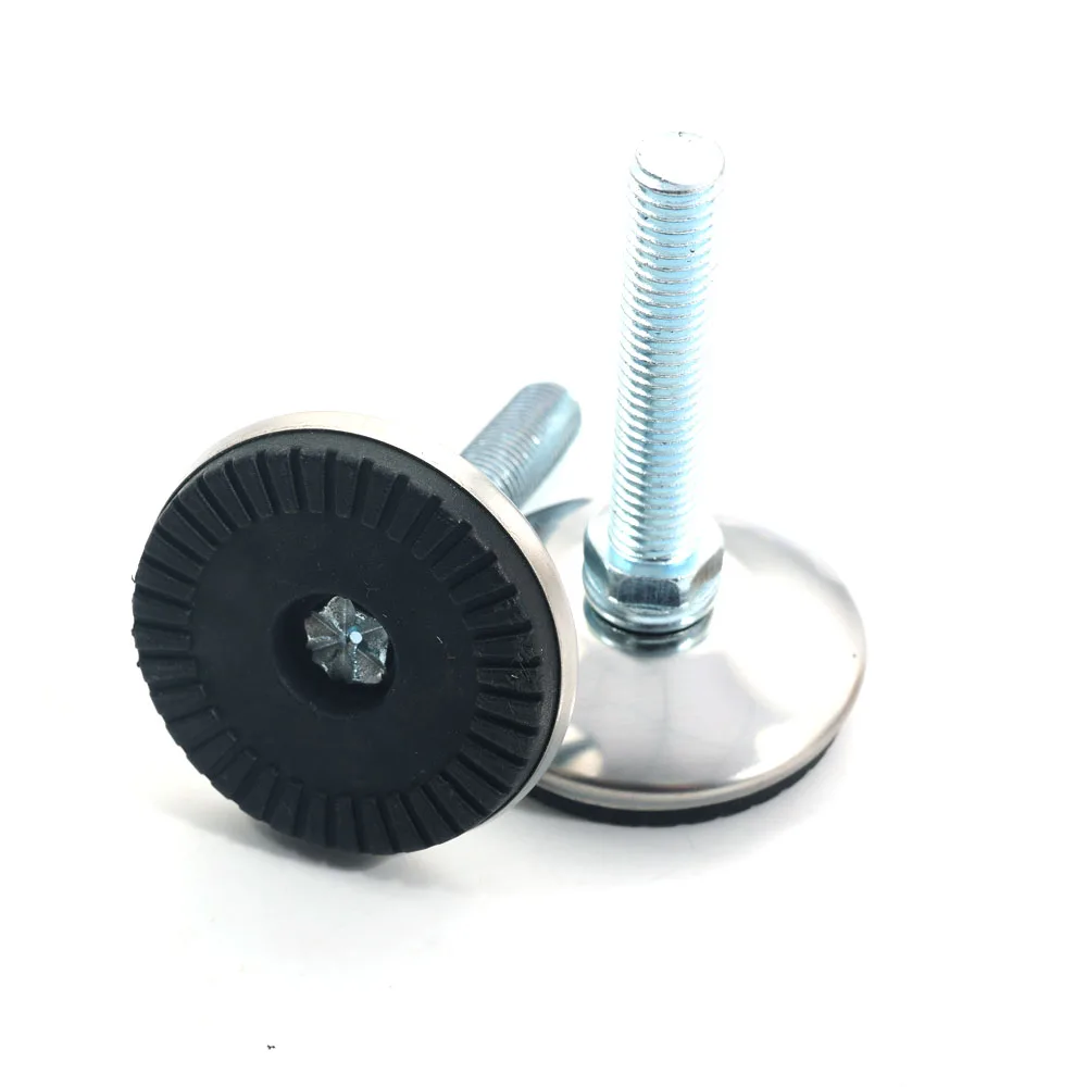 Heavy Duty Rubber Adjustable Foot Leveling Screw Feet M8 Leveling Feet ...
