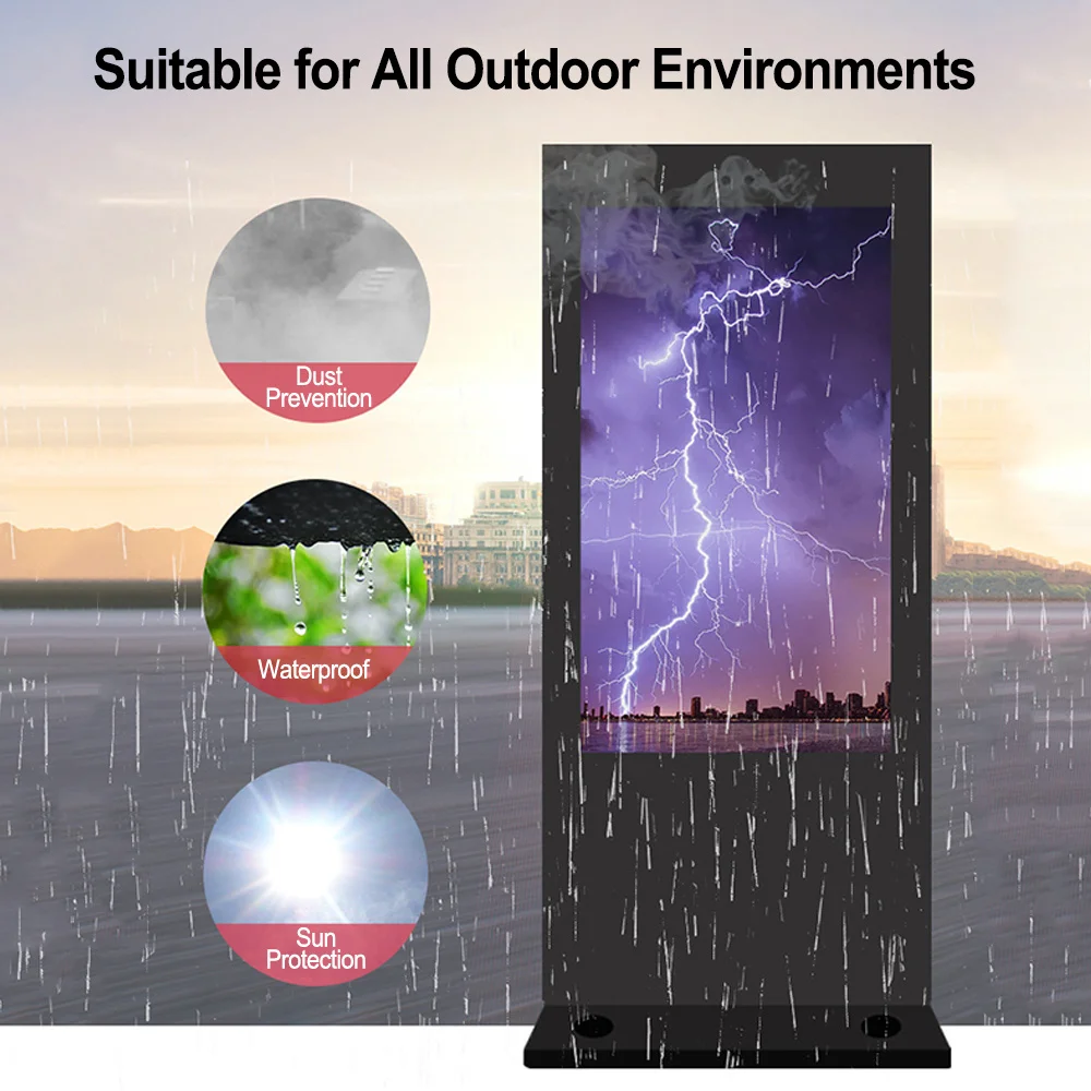 32 Inch Commercial Vertical Digital Signage and Displays Outdoor ...