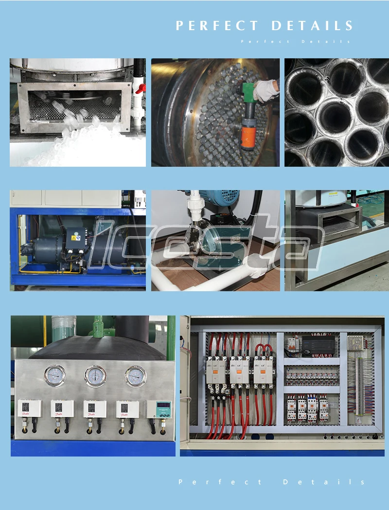 ICESTA Automatic High Reliable Edible Solid Tube Ice Cube