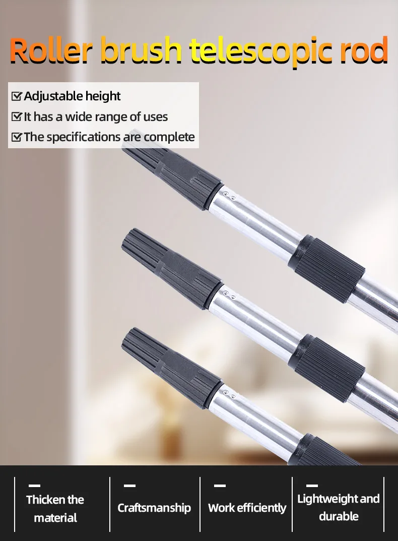 Adjustable Household Telescopic Paint Tool Pole with Aluminum Drum Iron ...