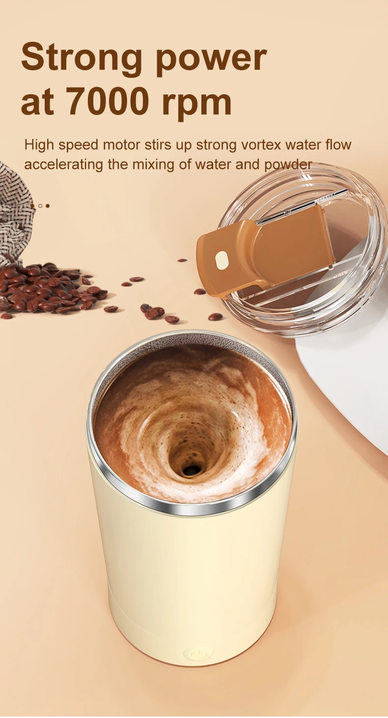 2024 Portable Smart Stainless Steel Automatic Electric Mixer Mixing Cup ...