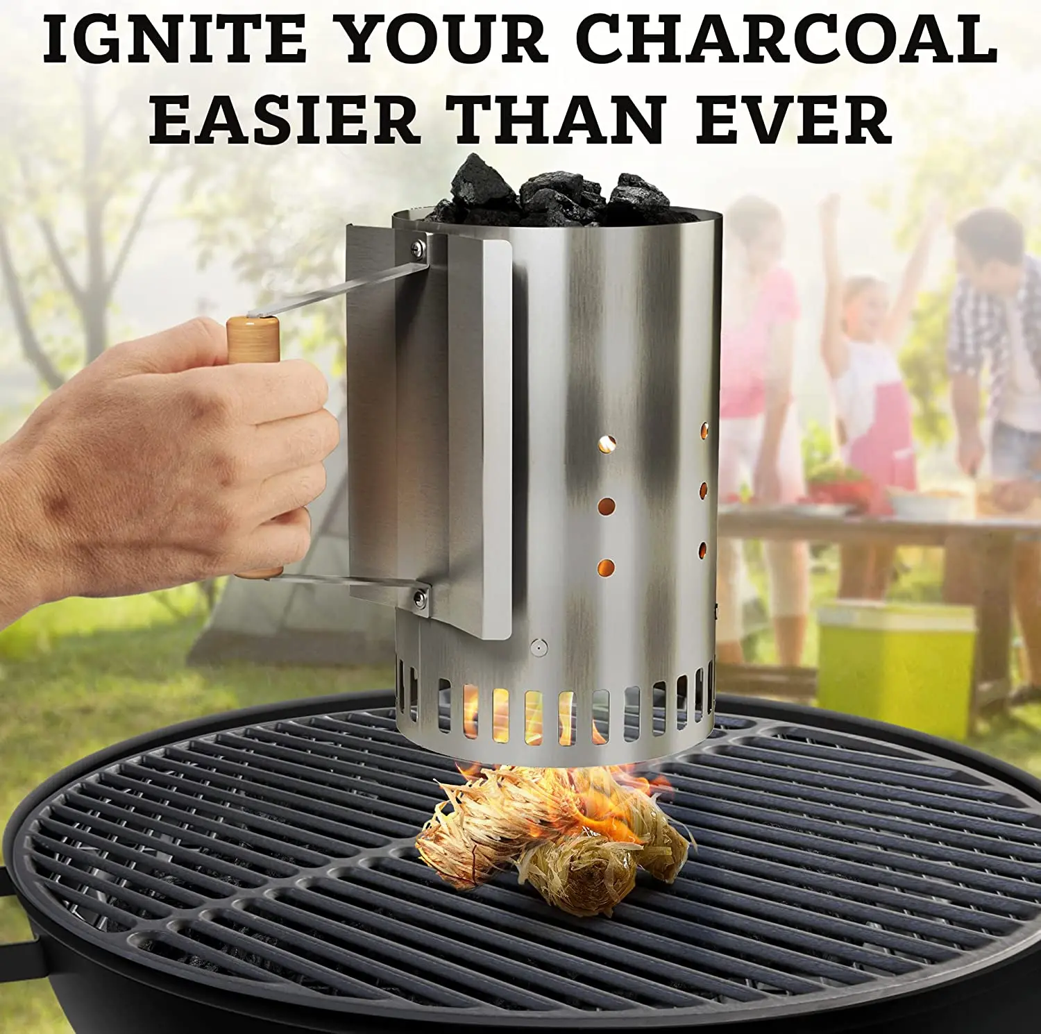 Camping BBQ Fire Starter - Efficient & Lightweight Solution
