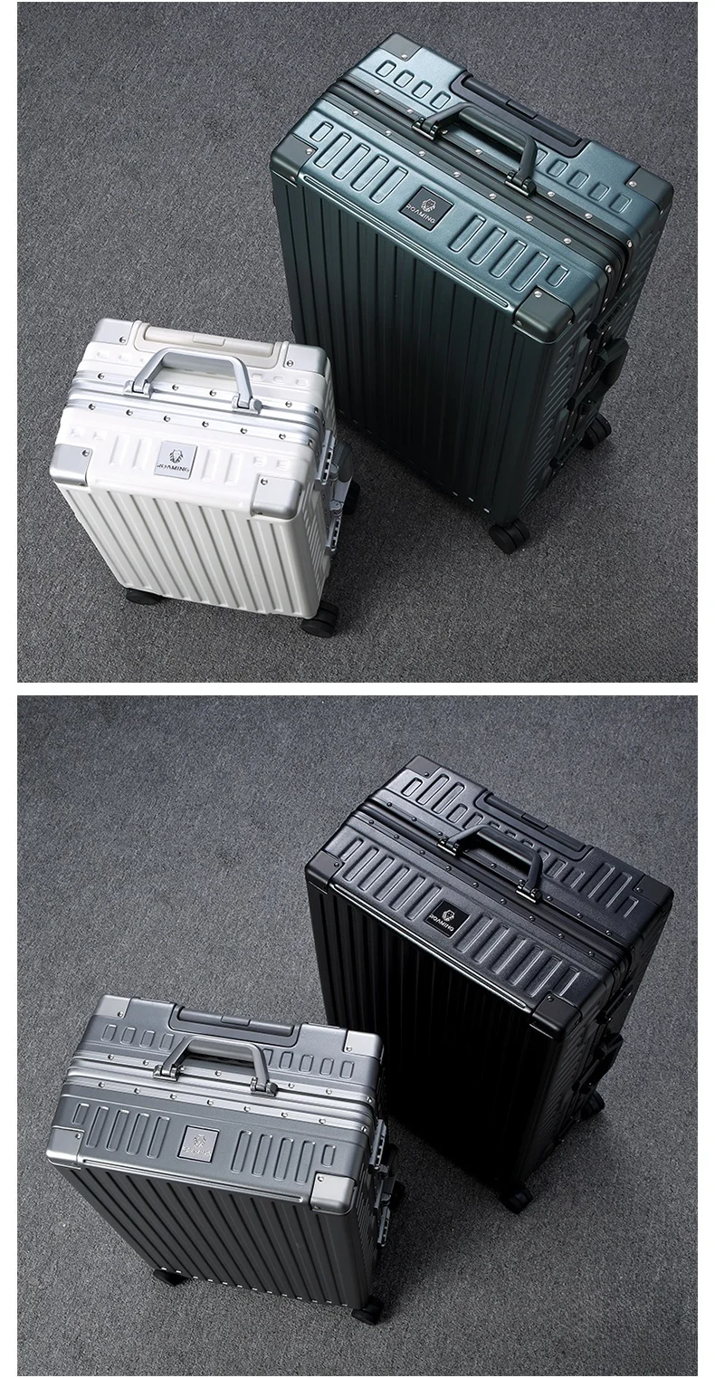 Customized Aluminum Frame Luggage - Eco-Friendly & Durable