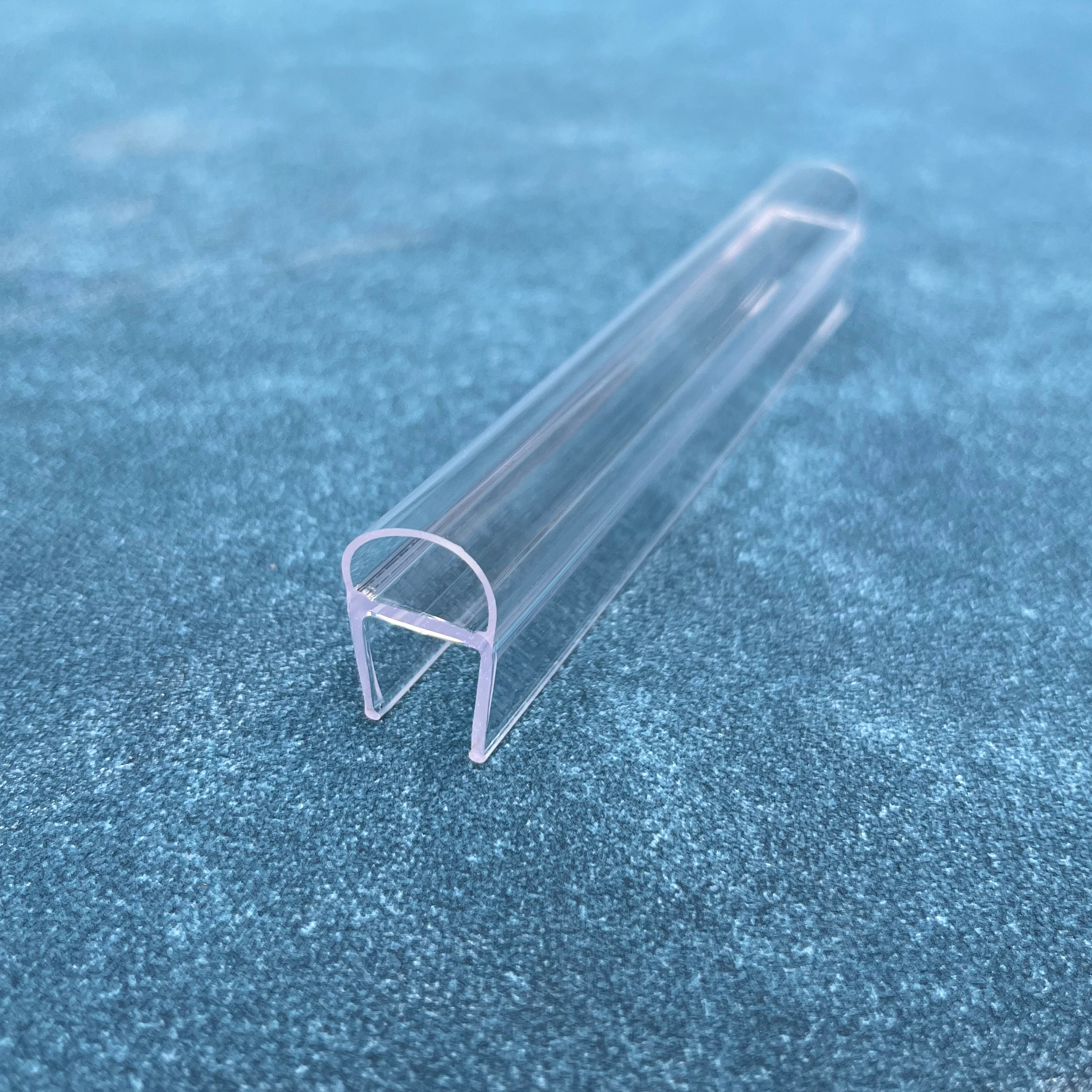 Transparent PVC Plastic H Extrusion Profile Custom Cutting Processing ...