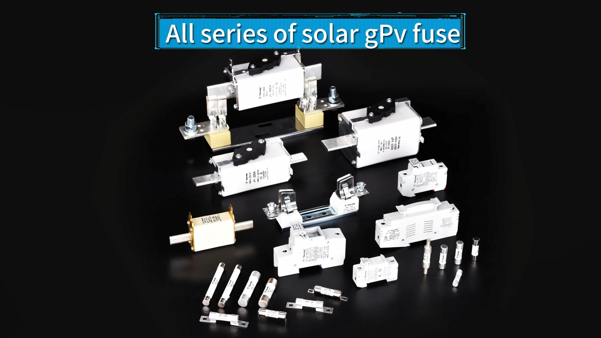 Yrpv-30 1500v Dc Pv Fuse Box,Solar Fuse Holder 10a/12a/15a/20a/30a,Fuse ...