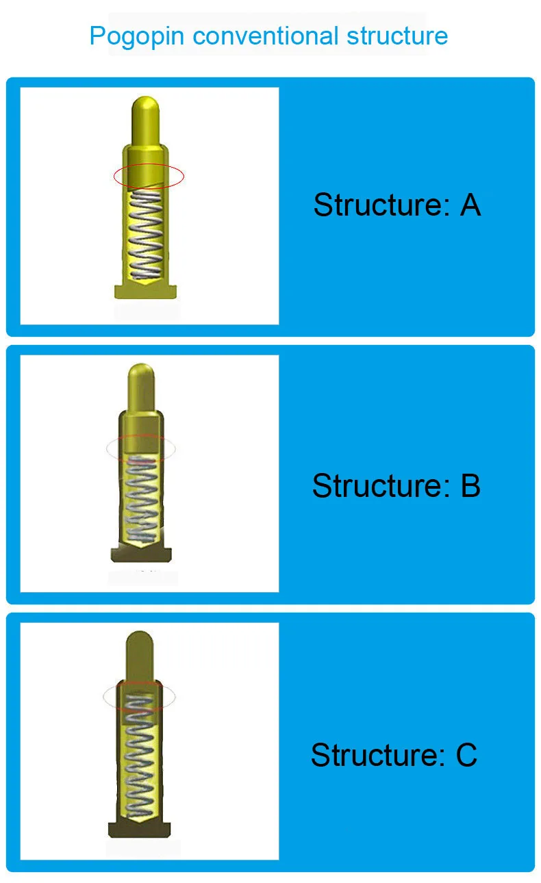Pogo Pin Connector Pogopin Battery Spring Loaded Contact SMD Needle PCB ...