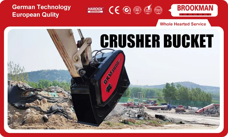 Monde Bkm Crusher Bucket For Hard Materials High Quality Crusher Bucket ...