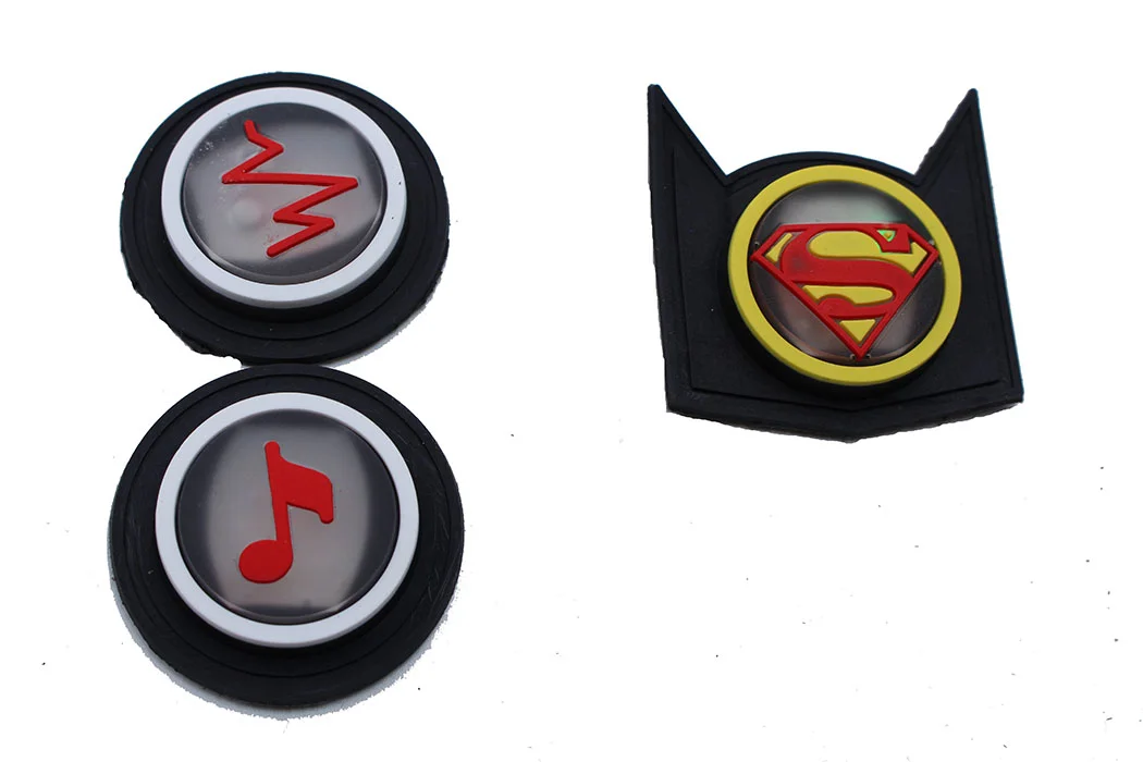 Custom Rubber Cartoon Led Lighting Silicone Children Captain 3d Patch ...