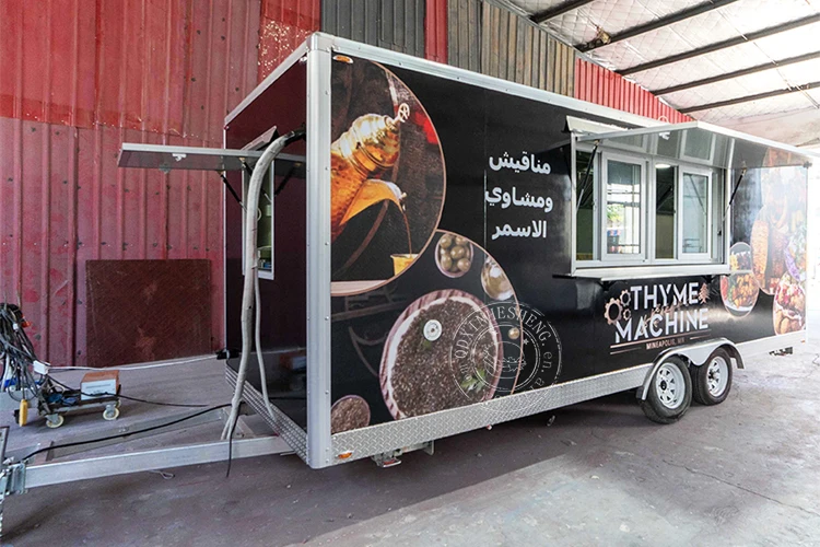 Mobile Ice Cream Shop Truck Trailer - Energy Saving & Easy Operate