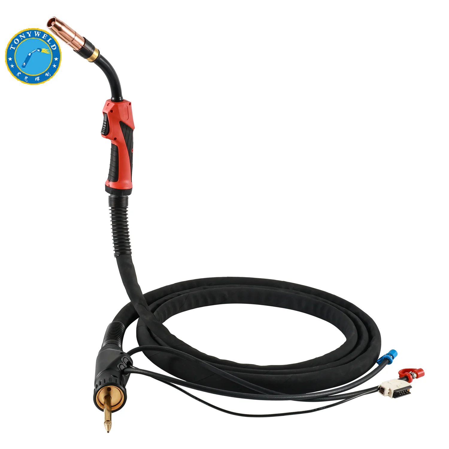 Mig Welding Gun Aw5000 Water Welding Torch Euro Connector 3.5m 4.5m ...
