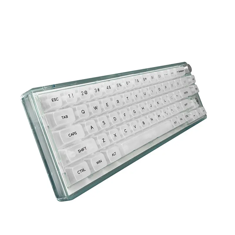 New Full Transparent Keycaps Pc Material Type C Interface Gaming ...