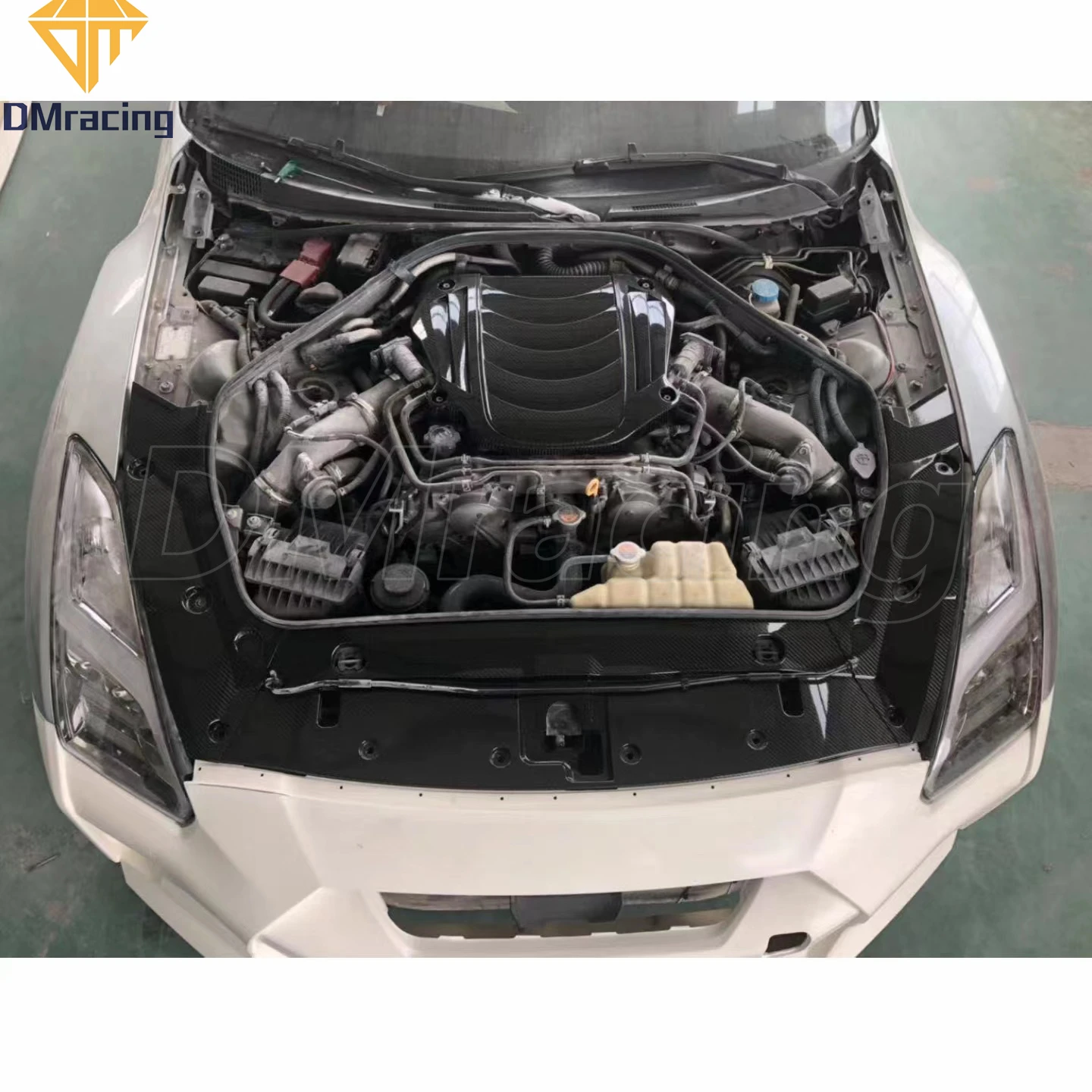 NORDRING CHALLENGE STYLE CARBON FIBER ENGINE BAY COVER PANELS (3 PCS ...