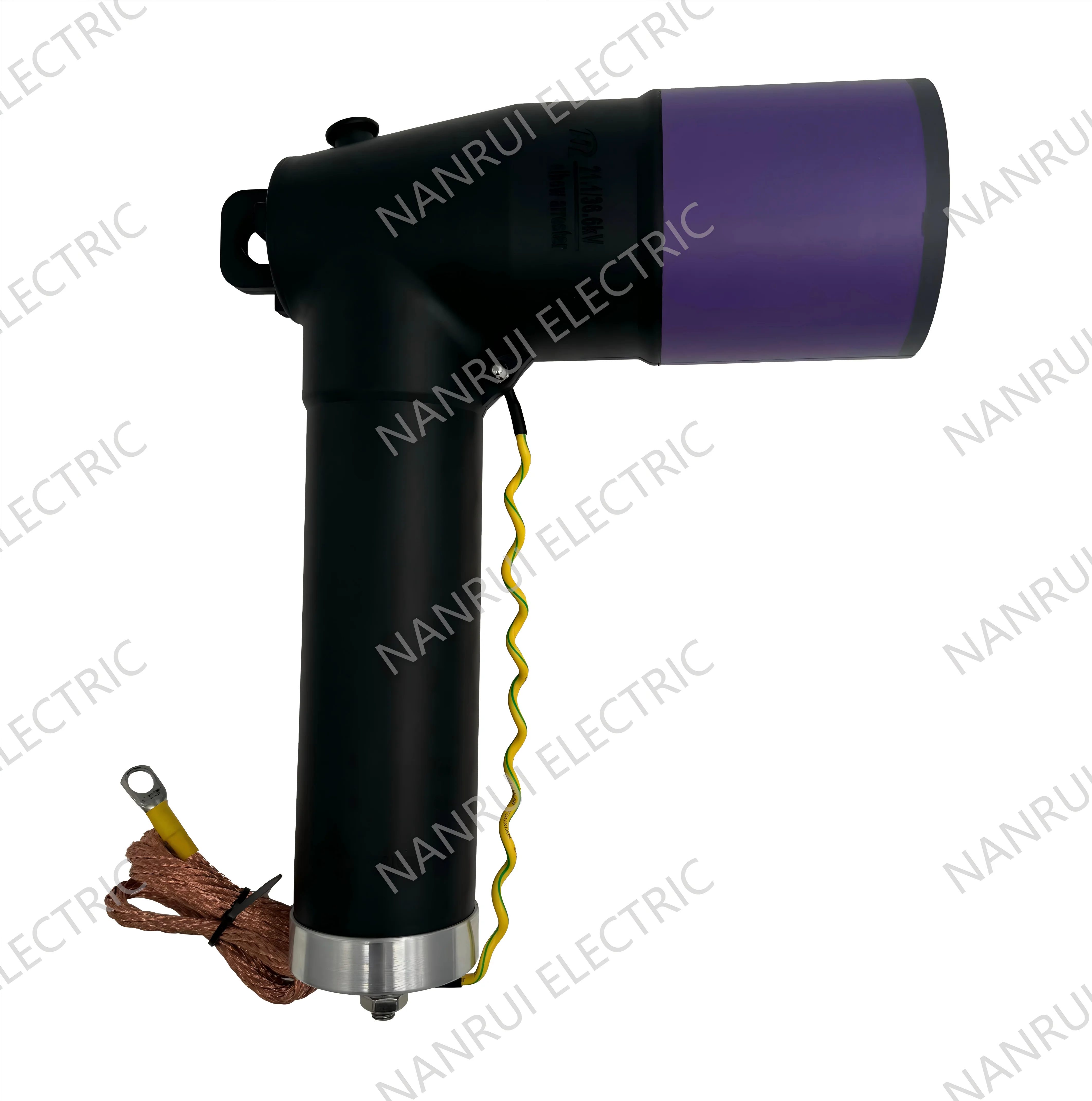 200A 35kV Large Interface Elbow Arrester IEEE 386 Surge Elbow Surge ...