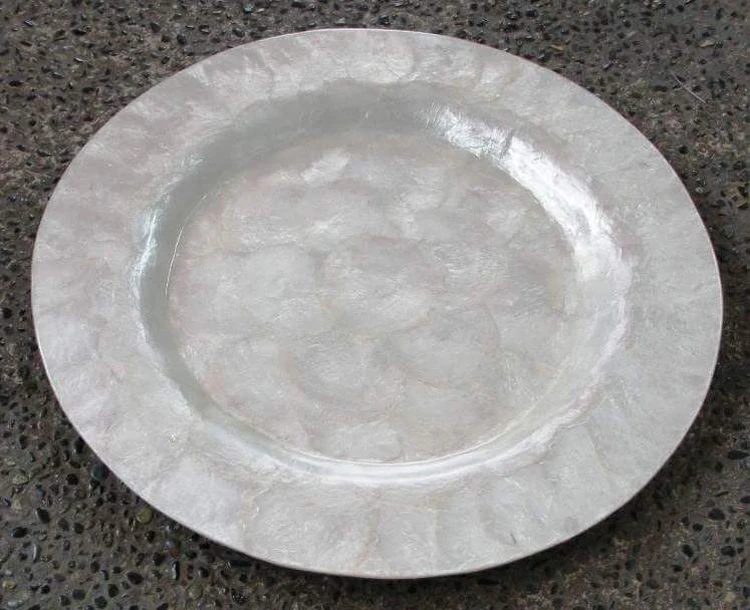 Handmade Tableware Handicraft Capiz Charger Plate Decoration Capiz ...