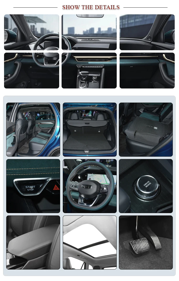 2023 Geely 2021 Xingyue L Jeely Hif Thor Hi-x Kx11 2.0t 2.0td Fuel Vehicle Hybrid 2022 Phev Left ...