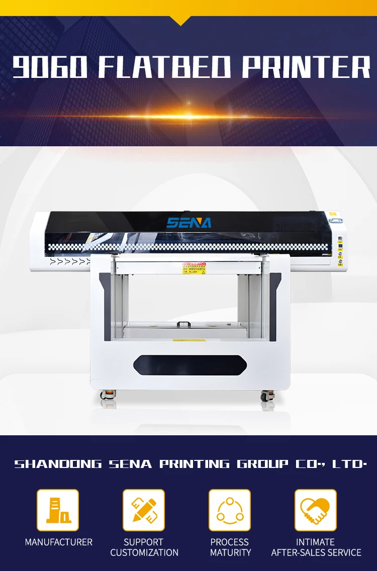 Height Adjustable Uv 9060 A1/a3/a4 Flatbed Printer Glass Bottle Tiles ...