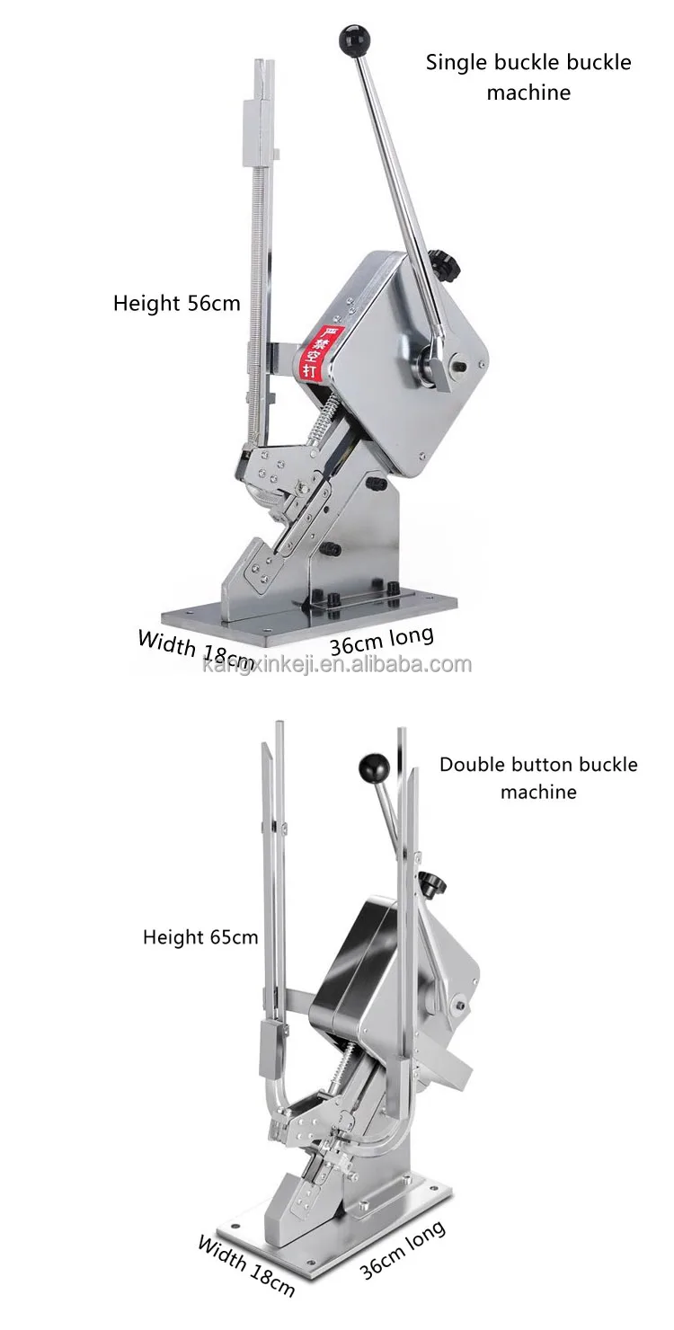 Double Button Buckle Machine Semi Automatic Plastic Clipping Fruit Mesh ...
