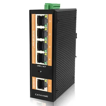 5-port Industrial Ethernet Switch Oem 10/100/1000 Outdoor Industrial ...