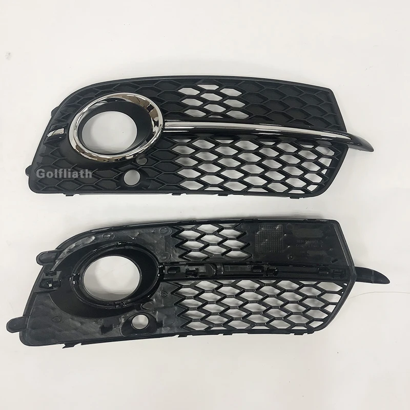 Q5 Sline Bumper Grill Fog Light Lamp Grille Cover 2014-2017