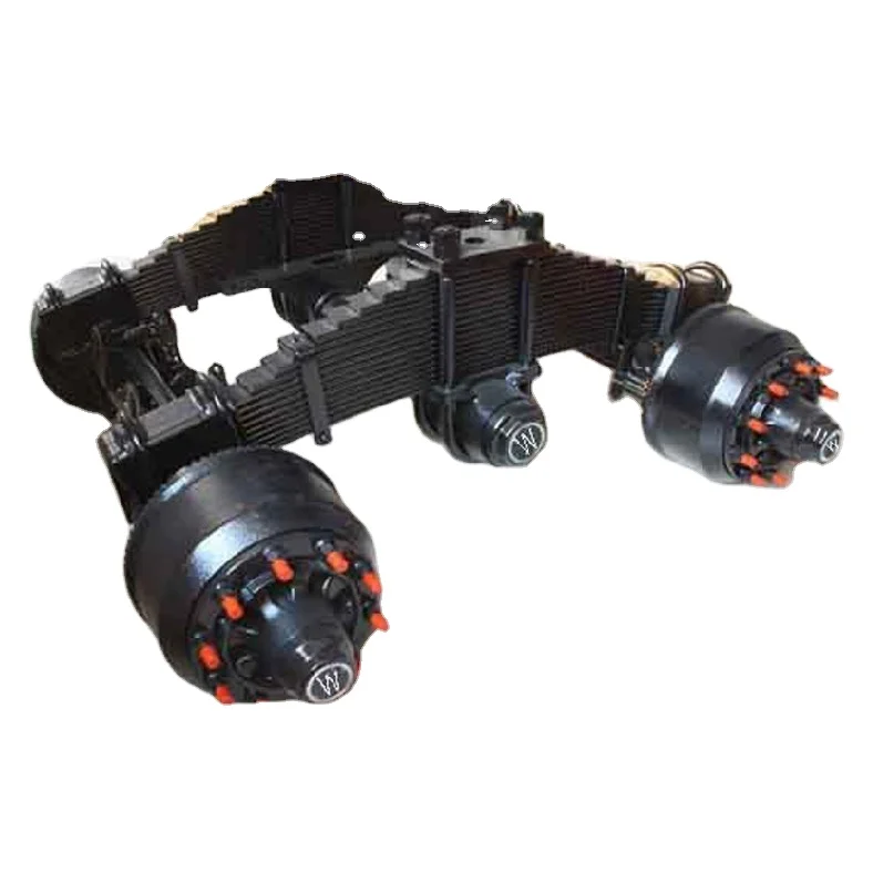 28 Ton Spoke Tandem Axle Bogie For Semi Trailer Parts Suspension - Buy ...