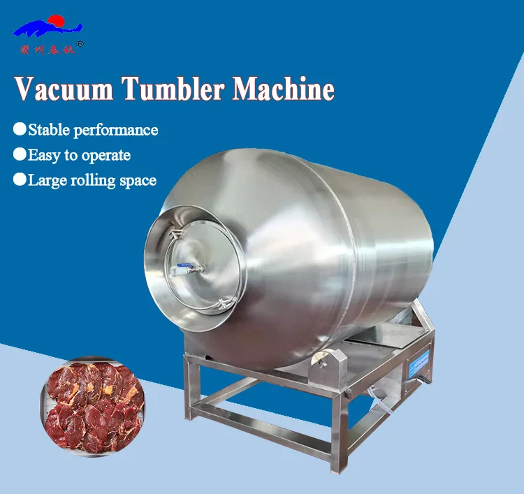 High Efficiency Meat Tumbler Vacuum Marinator Machine Roller Knead ...