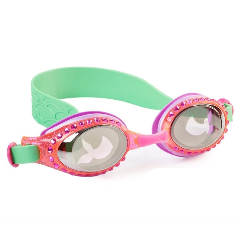 Gd Kids Funny Mermaid Pattern Mirror Coating Lens Pink Silicone ...