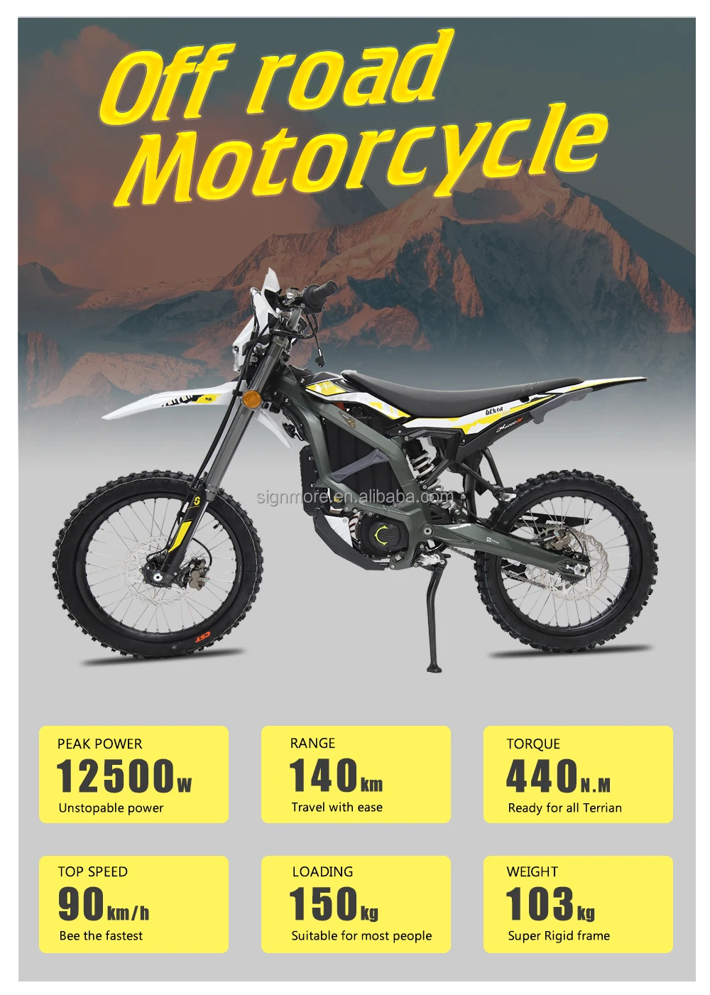 ultra Bee surron surron ultra Bee Electric Road Bike 12.5kw Black ...